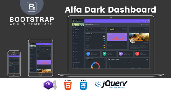 Alfa-Dark-Dashboard - Bootstrap Admin Template Alfa-Dark-Dashboard - Bootstrap Admin Template