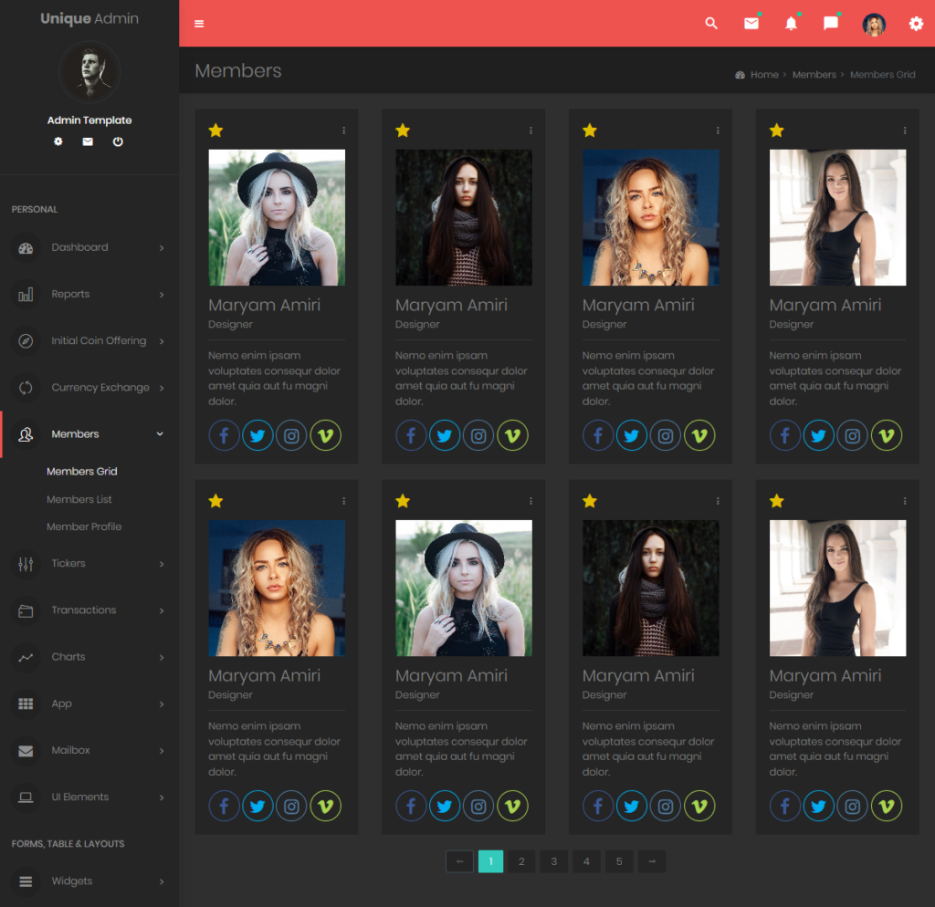 Crypto Dark Bootstrap Admin Templates