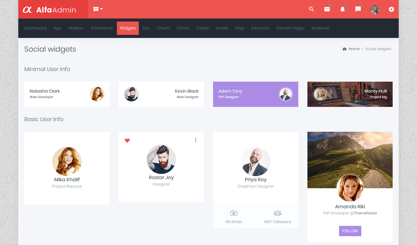 Benificial Alfa Horizontal Boxed Admin Templates