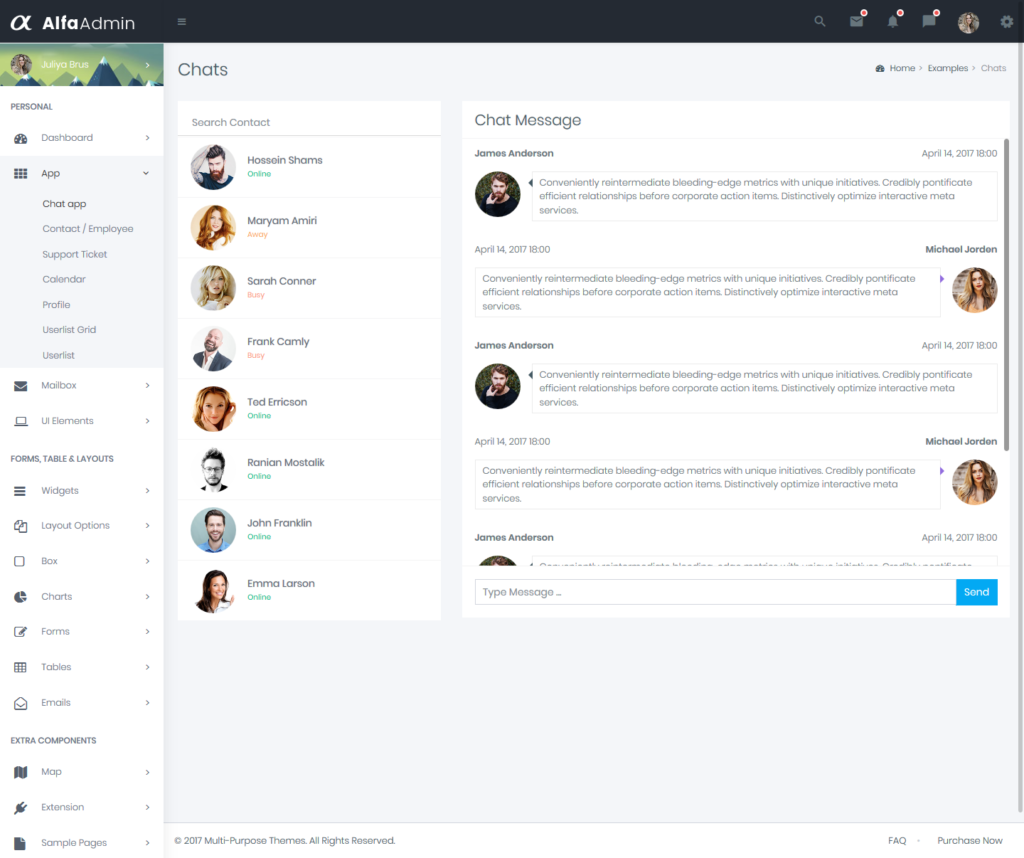 [ALFA] Best Bootstrap Admin Templates For 2018