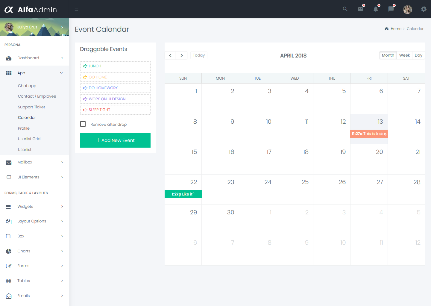 Incredible list Of Alfa Admin Templates With UI Features