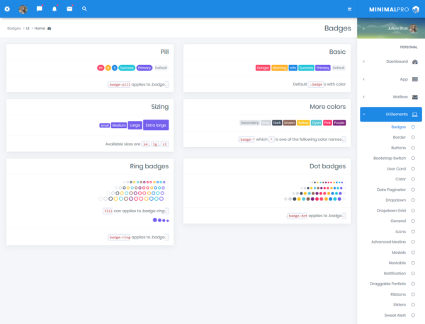 MinimalPro RTL Dashboard - Bootstrap Admin Template