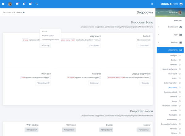 MinimalPro RTL Dashboard - Bootstrap Admin Template