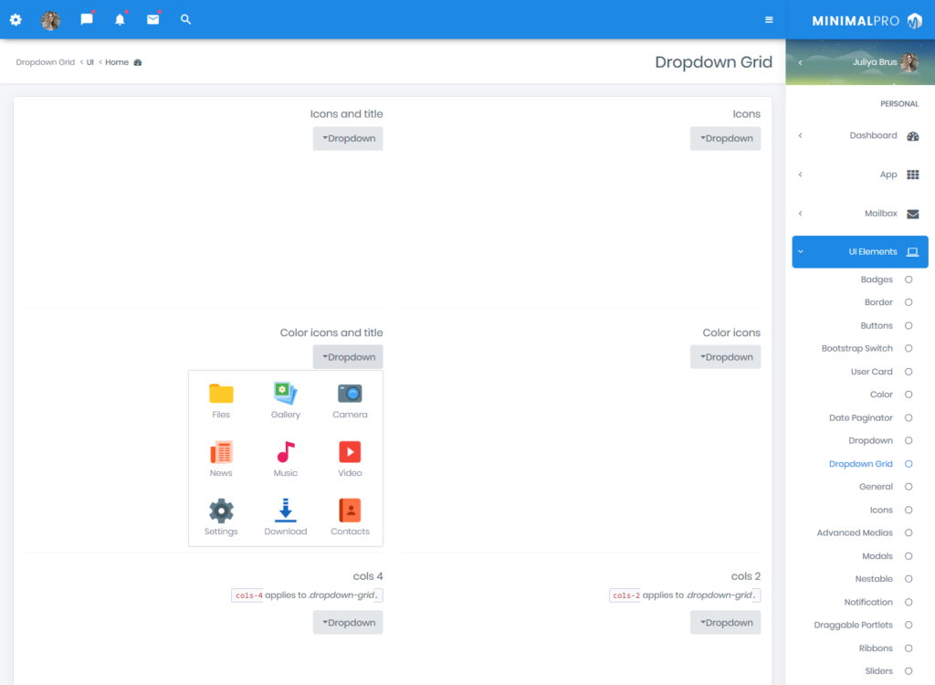 MinimalPro RTL Dashboard - Bootstrap Admin Template