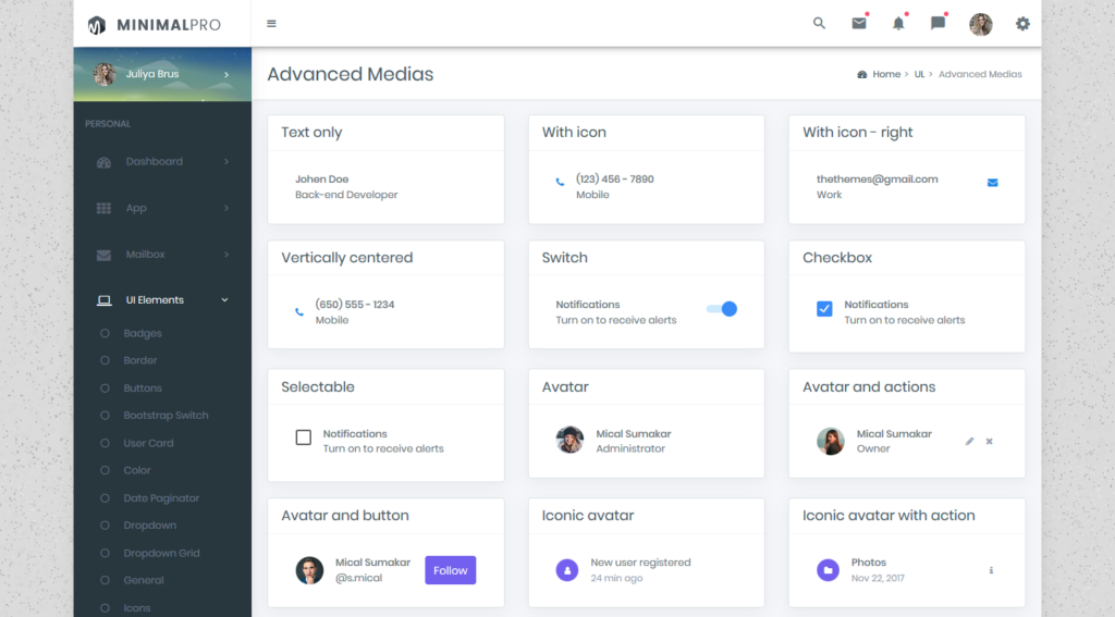 MinimalPro Boxed Dashboard - Bootstrap Admin Templates