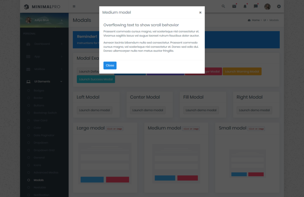 MinimalPro Boxed Dashboard - Bootstrap Admin Templates