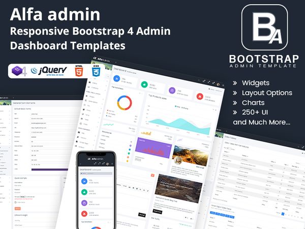 A Responsive, Flat and Full Featured Bootstrap Admin Templates For 2018