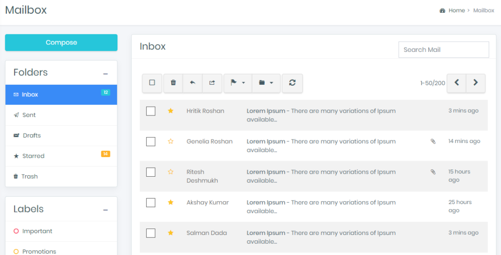 Professional looking Admin Templates For Your Web App