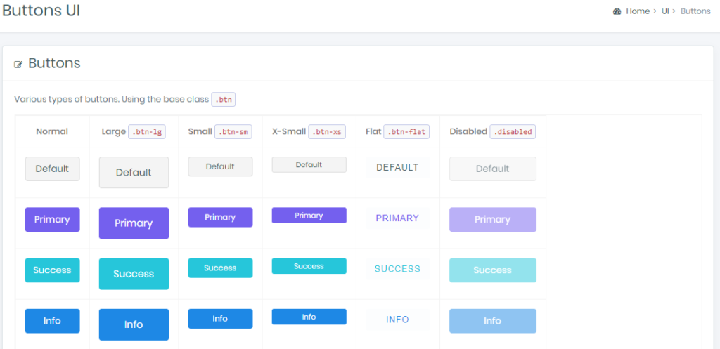 Professional looking Admin Templates For Your Web App