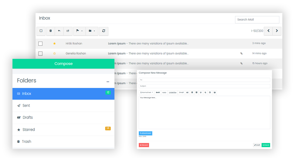 A highlight of some UI features and components that you will ...