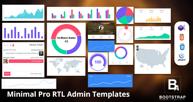 Awesome and Popular Responsive Admin Templates For Your Business