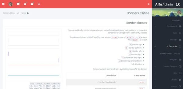 border_utility[1] - Bootstrap Admin Template