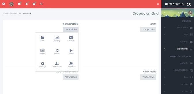 Incredible Alfa RTL Premium Admin Template For Your UI Framework