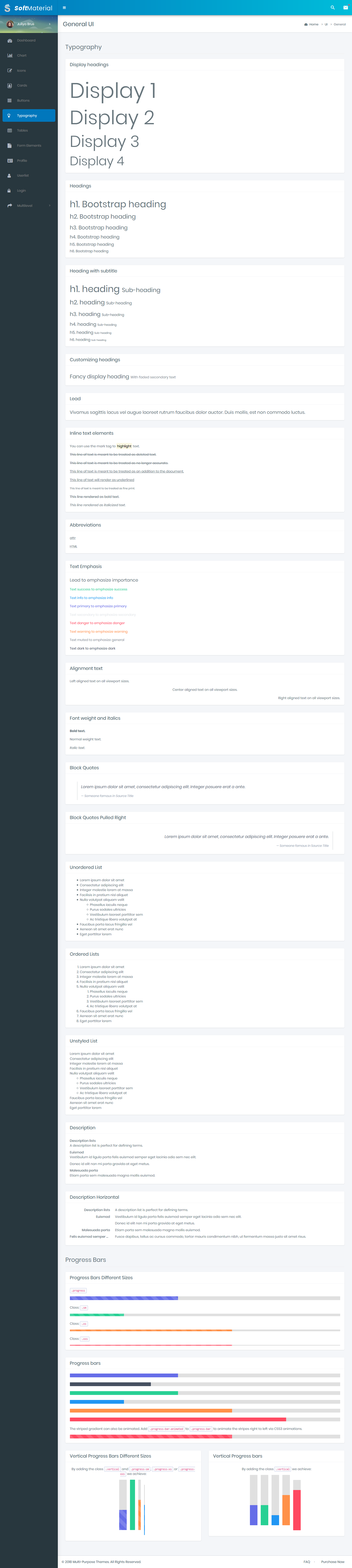 Free Soft Material Lite- Bootstrap Admin Templates Web Apps