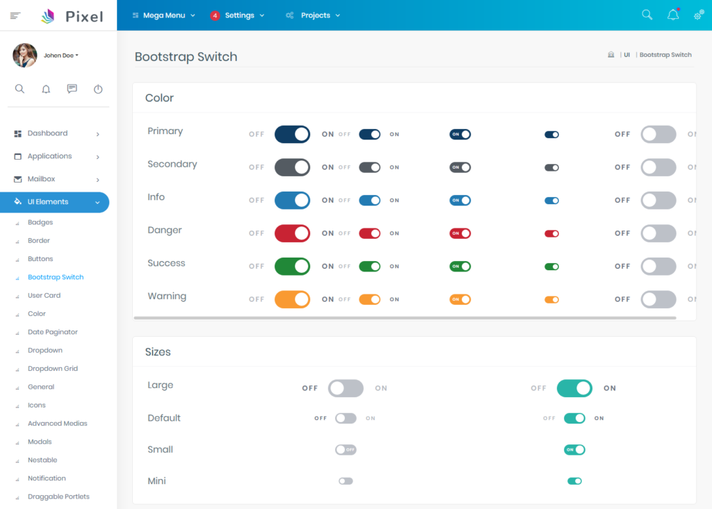 Pixel Premium Admin Dashboard Web Apps & UI Kit