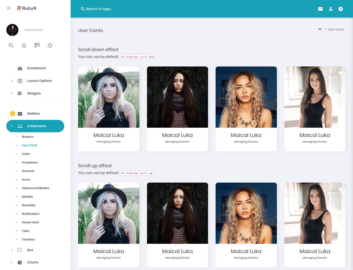 Ruby Dashboard Admin Template Web Apps & UI Kit