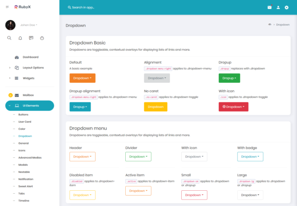 Ruby Bootstrap Admin Template Dashboard Admin Template