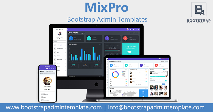 Bootstrap 4 Admin Template Admin Dashboard Templates
