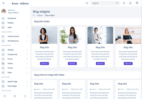 Bootstrap Admin Template with Responsive Web Application Kit- Aone Bootstrap Admin Template with Responsive Web Application Kit- Aone