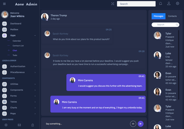 Bootstrap Admin Template with Responsive Web Application Kit- Aone Bootstrap Admin Template with Responsive Web Application Kit- Aone