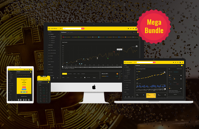 How to Create a Rich Dashboard with the help of Crypto Admin Templates