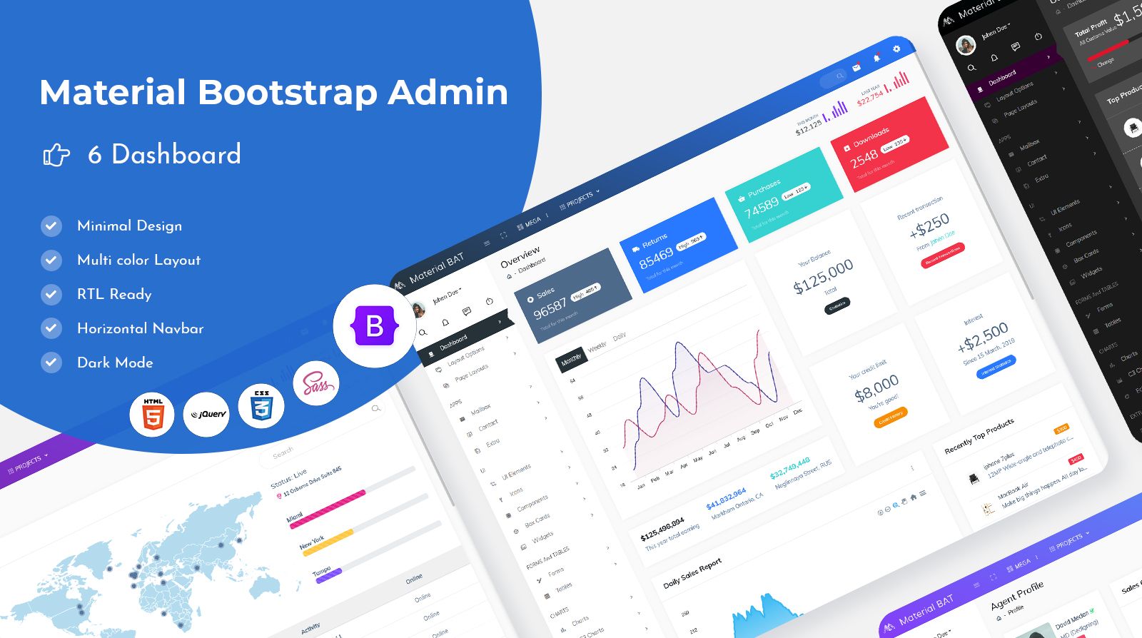 Bootstrap Admin Template with Responsive Web Application Kit - Material Bootstrap Admin Template with Responsive Web Application Kit - Material