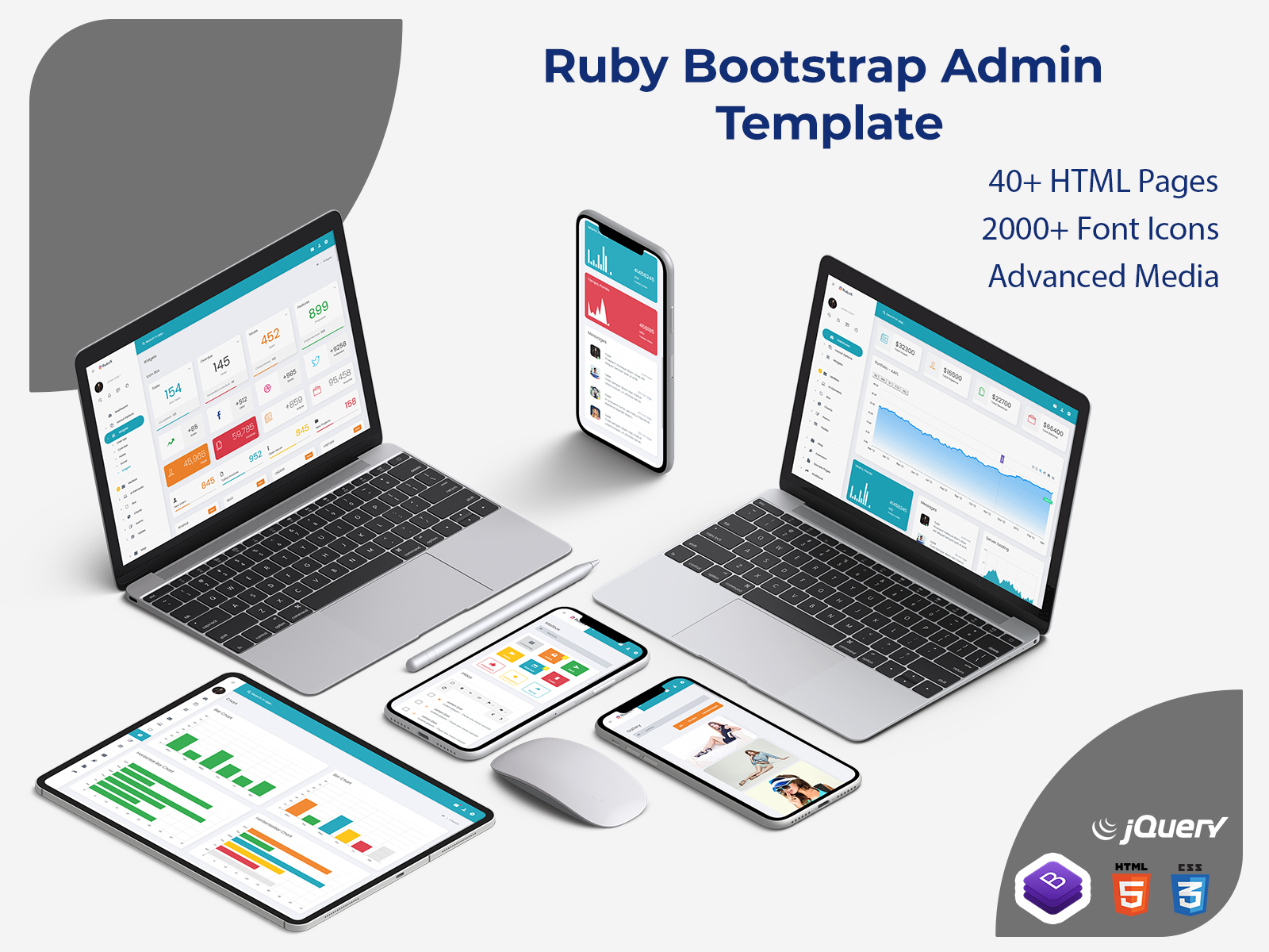 Bootstrap Admin Template & Responsive Web Application Kit- Ruby Bootstrap Admin Template & Responsive Web Application Kit- Ruby