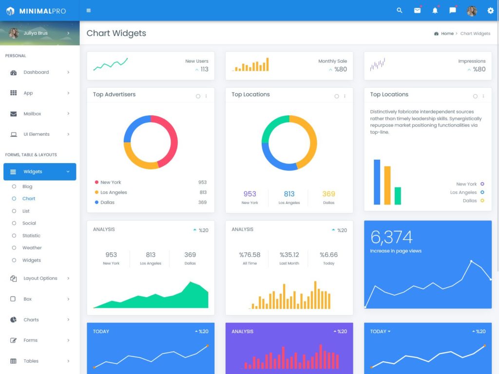 Minimal Pro - Responsive Admin Dashboard Template Minimal Pro - Responsive Admin Dashboard Template