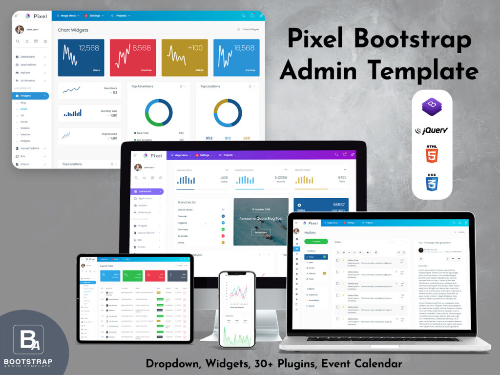 Pixel Bootstrap Admin Template - Bootstrap Admin Template Pixel Bootstrap Admin Template - Bootstrap Admin Template