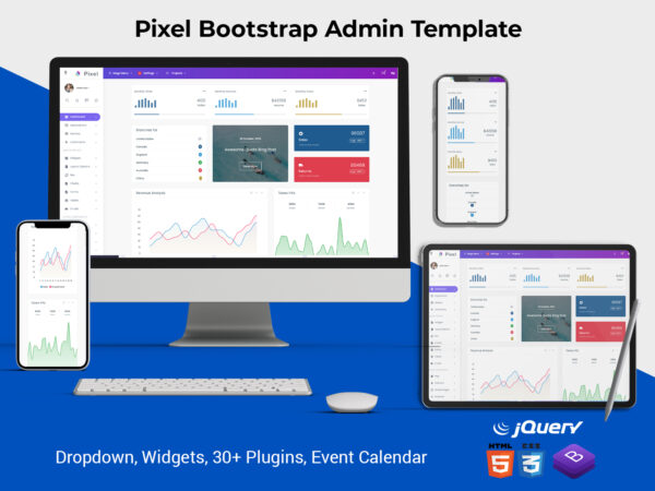 Pixel Bootstrap Admin Template (21) - Bootstrap Admin Template