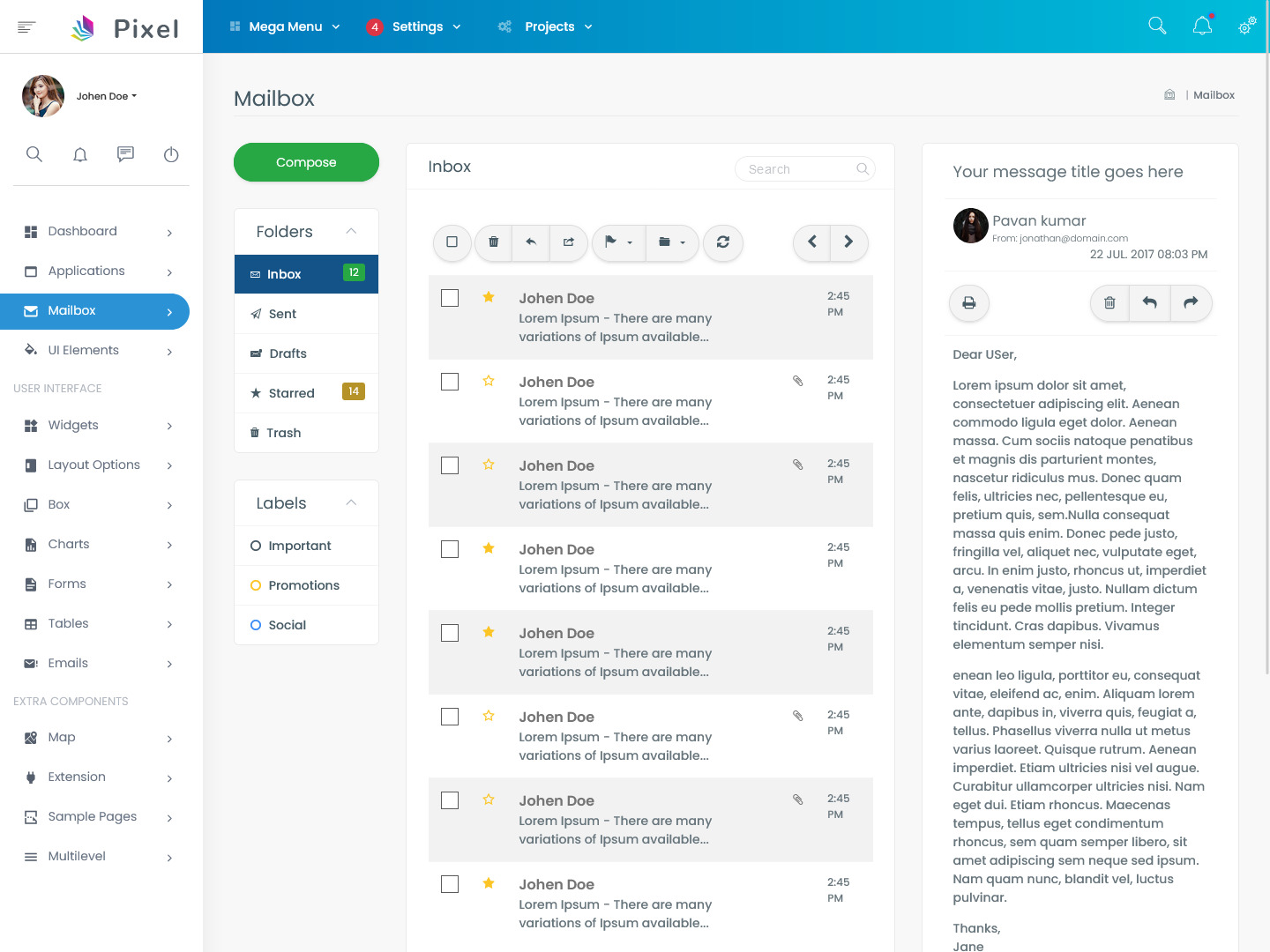 Admin Dashboard Templates & Dashboard UI Kit - Pixel Admin Dashboard Templates & Dashboard UI Kit - Pixel