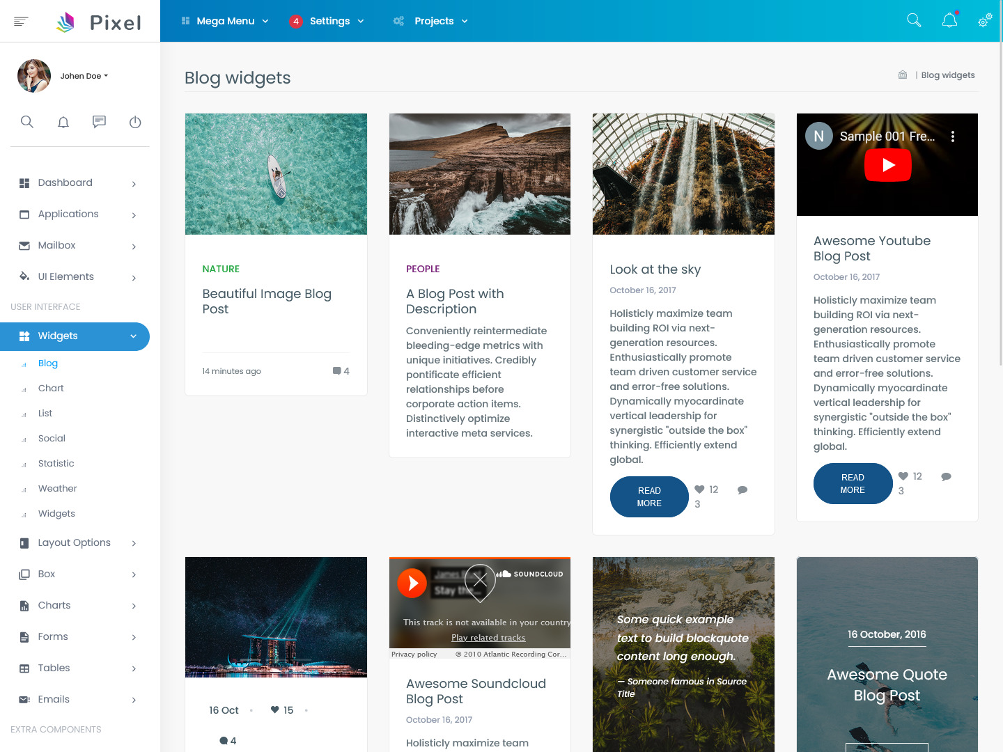 Admin Dashboard Templates & Dashboard UI Kit - Pixel Admin Dashboard Templates & Dashboard UI Kit - Pixel