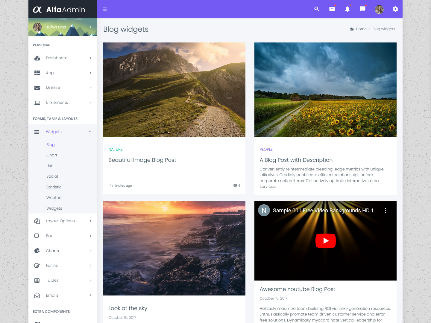 Premium Admin Dashboard Template With Admin Dashboard Ui Kit Alfa Boxed