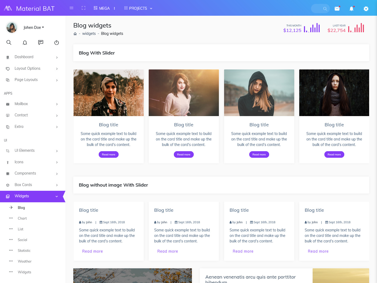 Responsive Bootstrap 4 Admin With Admin Templates