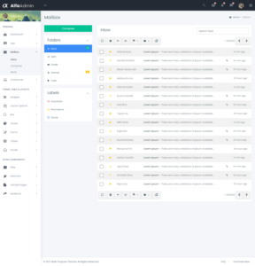 Alfa Fully Admin Dashboard Template with Dashboard UI Kit