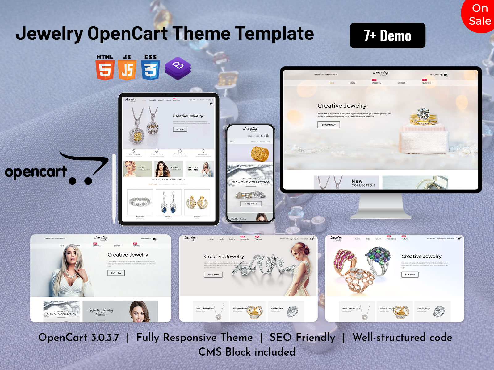 Jewelry-OpenCart-Theme-Template - Bootstrap Admin Template