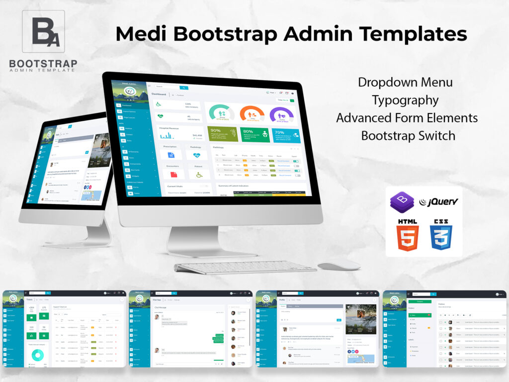 Medi Bootstrap Admin Templates Bootstrap Admin Template