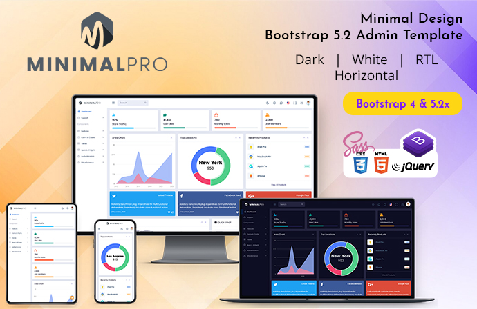 MinimalPro_admin_featured-screen - Bootstrap Admin Template