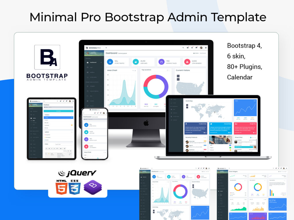 Exploring Responsive Bootstrap Dashboard Template: Minimal Pro - Bootstrap Admin Template
