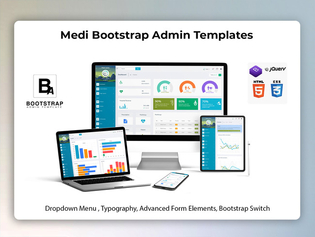Enhancing Healthcare Management with the Medi Bootstrap Admin Template