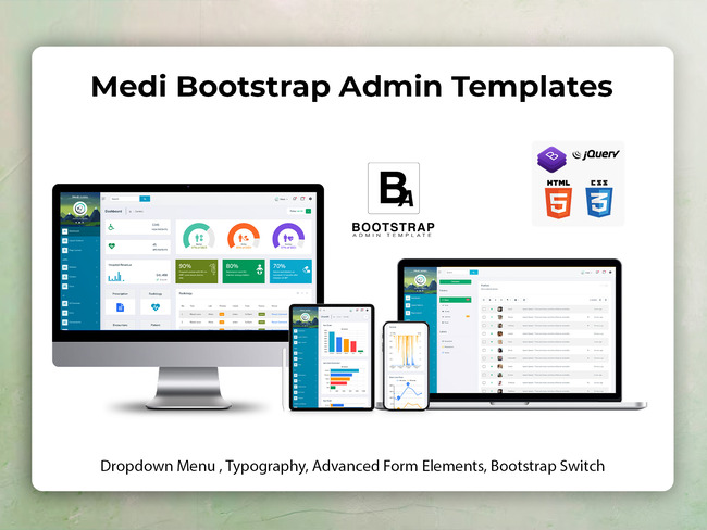 Enhancing Healthcare Management with the Medi Bootstrap Admin Template