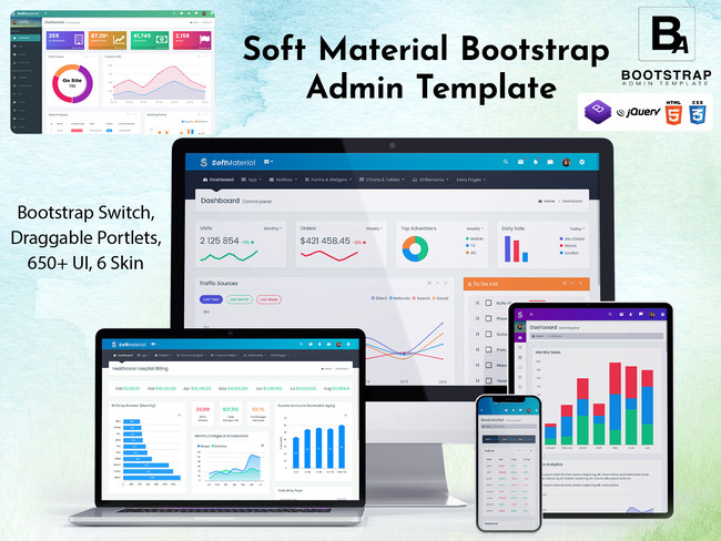 Modern Bootstrap Admin Templates and Dashboard Templates