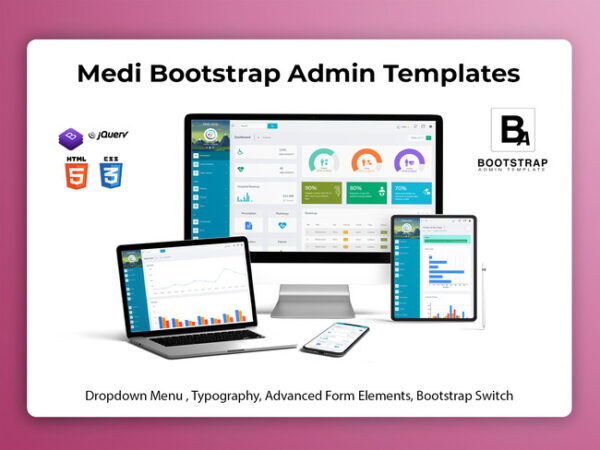 Bootstrap Admin Template - The Digital Transformation of Business Operations