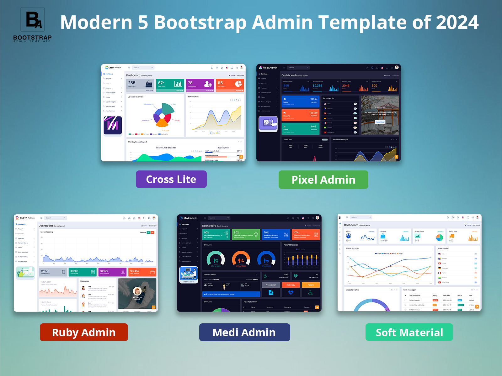 The 5 Best Modern Bootstrap Admin Template for 2024 The 5 Best Modern Bootstrap Admin Template for 2024